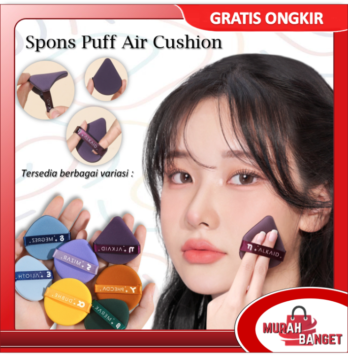 Murah Banget - Makeup Sponge / Spons Puff Air Cushion Mini Fungsi Ganda / Powder Puff Foundation ...