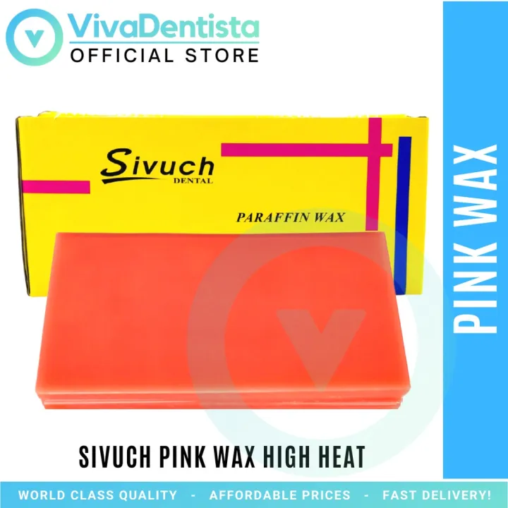 Sivuch Pink Wax High Heat, Paraffin Wax, Modelling Wax Sheets / Base ...