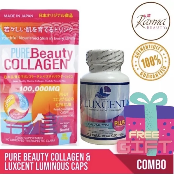 IZGTZ Pure Beauty Collagen / PBC Powder Drink 100 grams / Luxcent 60 ...