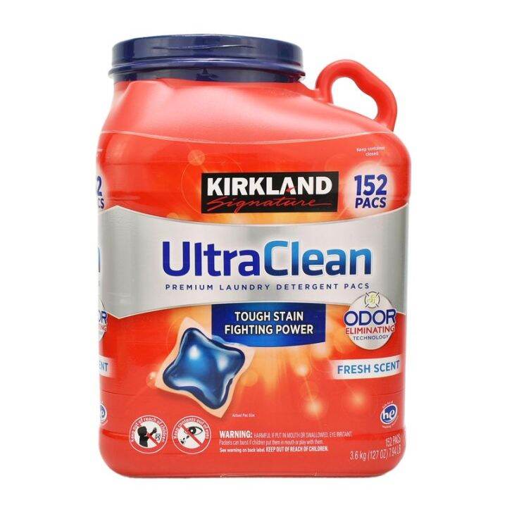 Kirkland Signature UltraClean Premium Laundry Detergent 152pods | Lazada PH
