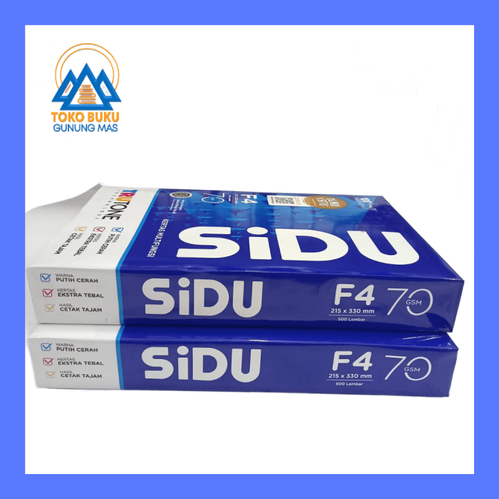 KERTAS HVS SIDU F4 70 GSM | Lazada Indonesia