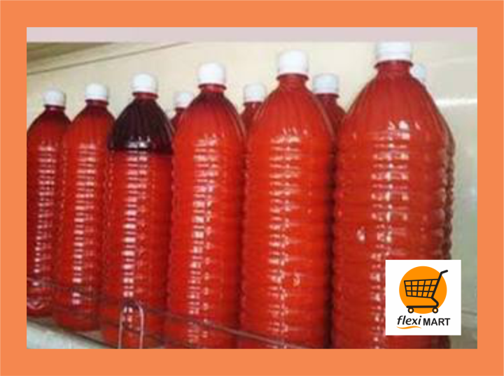 Pure African Red Palm Oil 1.5L | 500ML RED PALM OIL | Lazada