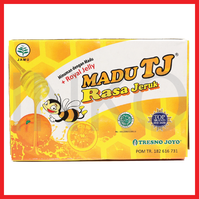 MADU TJ MINUMAN DENGAN MADU ROYAL JELLY RASA JERUK SACHET 12X20GR ...