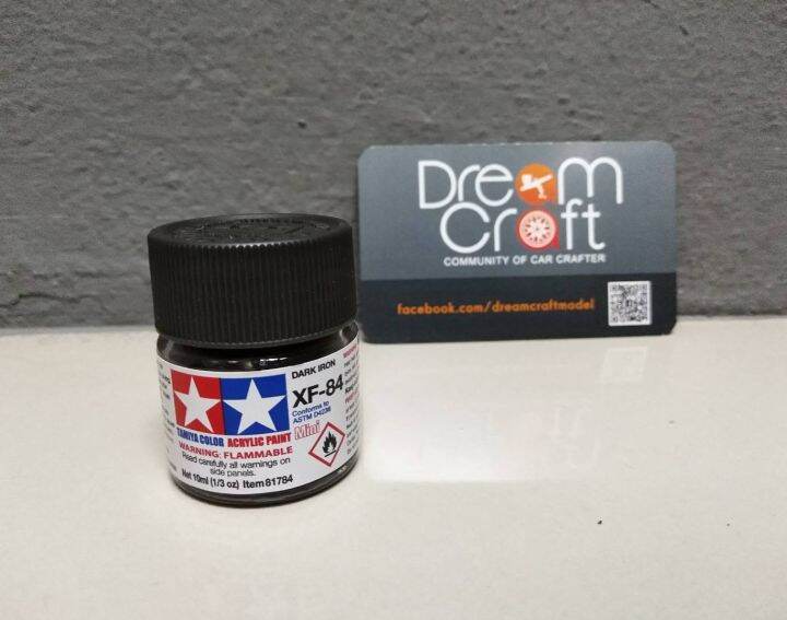TAMIYA Acrylic XF-84 Dark Iron (สีสูตรนำอคริลิก Acrylic Color Paint ...