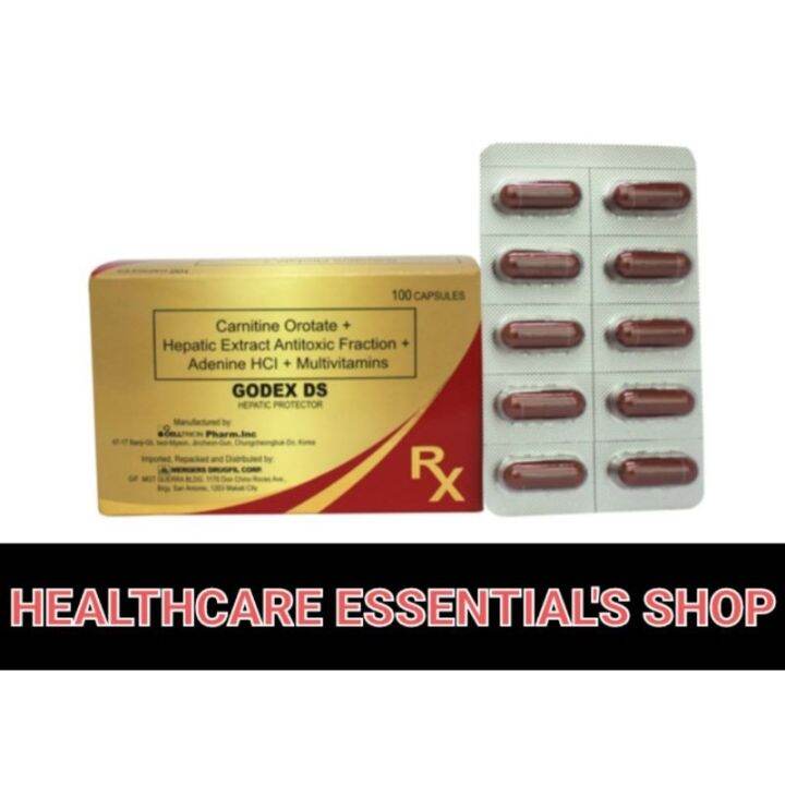 GODEX DS CAPSULES BY 10'S (100 ORIGINAL) | Lazada PH