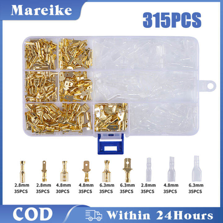 315Pcs Wire Conector Set Crimp Patch Terminal for Electrical Wiring Car ...