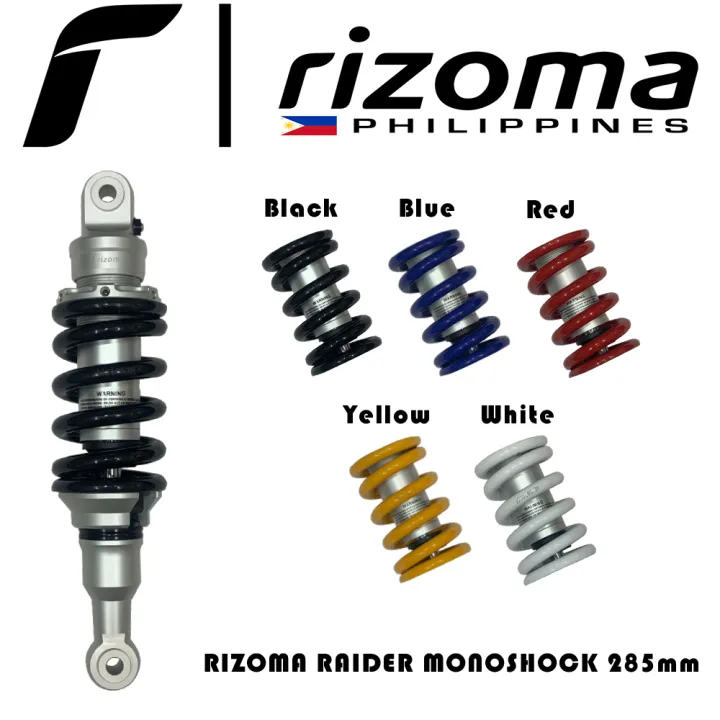Rizoma Suzuki Raider 285mm Rear Mono Shock Absorber | Lazada PH