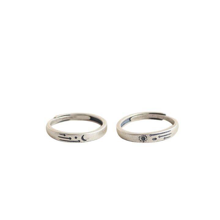 Exist silver S925 do old restoring ancient ways is the sun the moon the sun lovers with ...