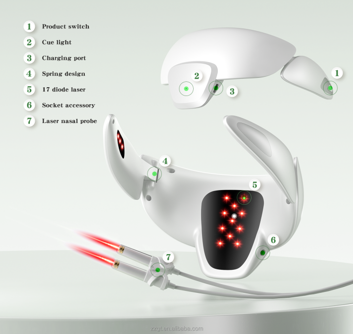 Cervical Spondylitis Therapy Machine Ergonomic Cervical Laser Massager ...