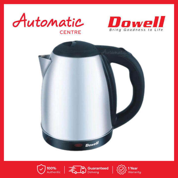 Dowell EK 181S 1.8 Liters Electric Kettle with Stainless Steel Body ...
