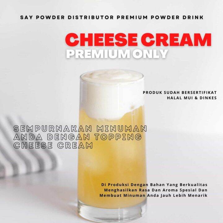 CREAM CHEESE 250 GR PREMIUM - CREAM CHEESE Powder - Bubuk CREAM CHEESE ...