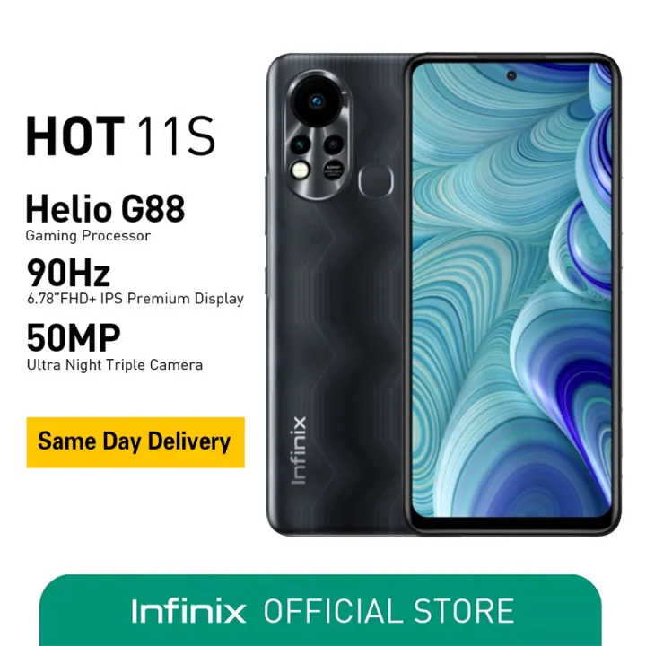 Infinix Hot 11s 6G+128GB 2021 cell phone smartphone 5000mAh Android 5G ...