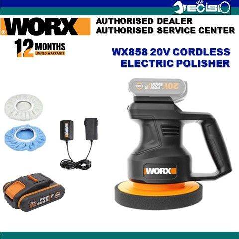 WORX WX858 20V Cordless Polisher Wax Machine | Lazada