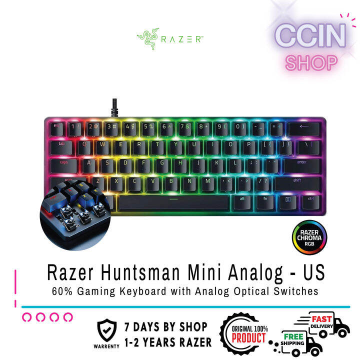 พร้อมส่งแท้💯 คีย์บอร์ด Razer Huntsman Mini Analog Optical Switches ...