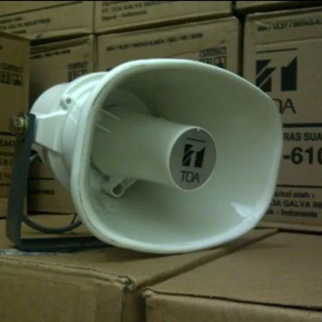 toa corong merk TOA ZH-610S 10 Watt bisa digunakan untuk modul sirine ...