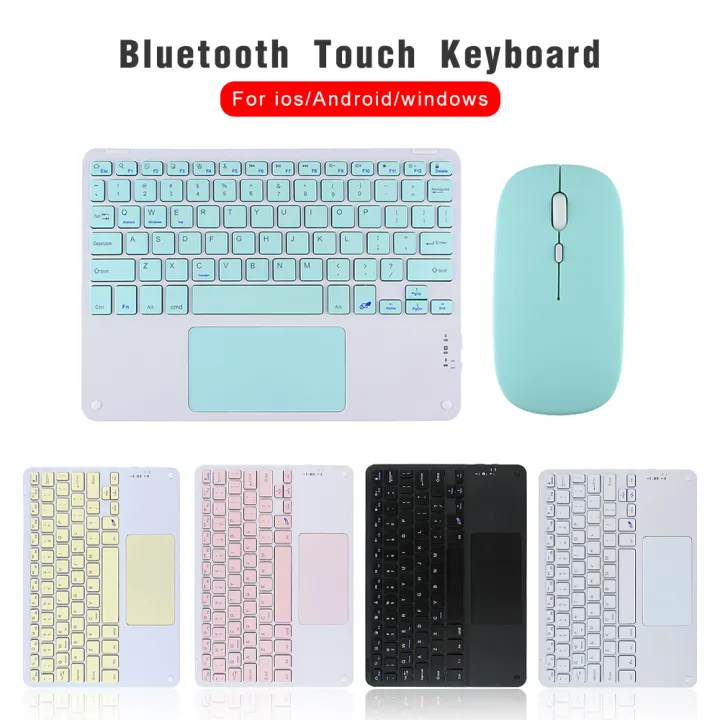 [Square button] Bluetooth keyboard touch keyboard ultra-thin bluetooth ...