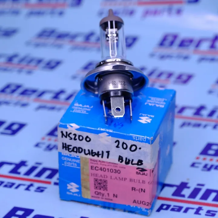 Rouser NS150 NS160 NS200 200NS Headlight Bulb H4 60W Genuine EC401030 ...
