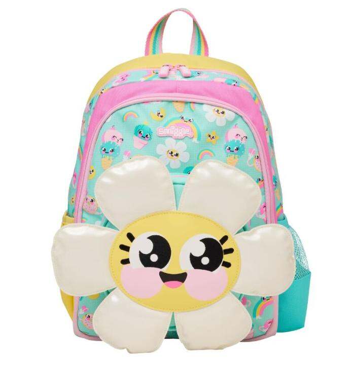 Smiggle Flower Movin' Junior Character Backpack กระเป๋าเป้ ขนาด 14 นิ้ว ...