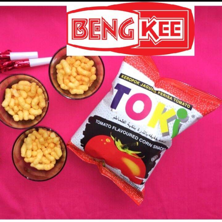 (Beng kee) ready stok keropok toki/tomato 60gm | Lazada