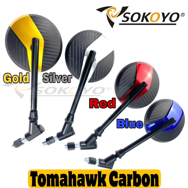 1 Pair Honda Rusi Yamaha Tomahawk Side Mirror w/ Bolts 0 Grade Glass ...