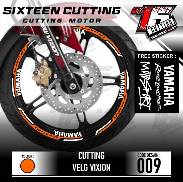 Stiker velg VIXION list velg VIXION stiker velg motor VIXION list velg ...