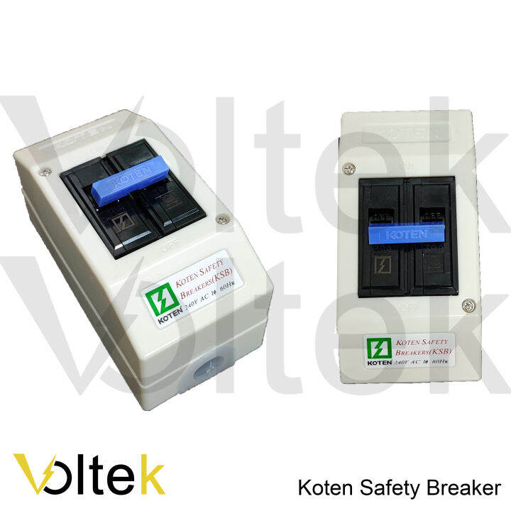 Koten Safety Breaker KSB 15A, 20A, and 30A electrical breaker | Lazada PH