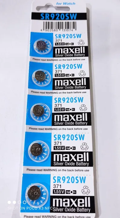 SR920SW battery 1pad in 5pcs | Lazada PH