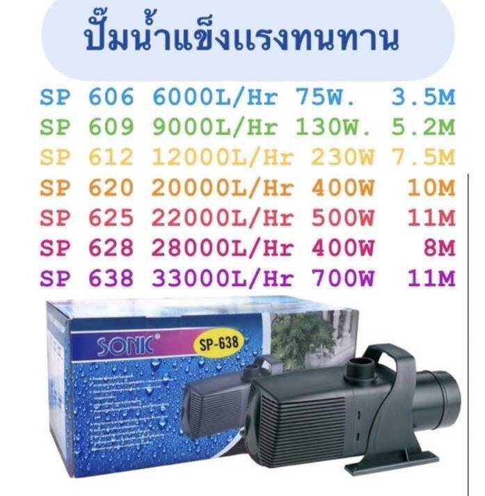 ปั้มน้ำ Sonic sp 606 /sp 609 /sp 612 | Lazada.co.th