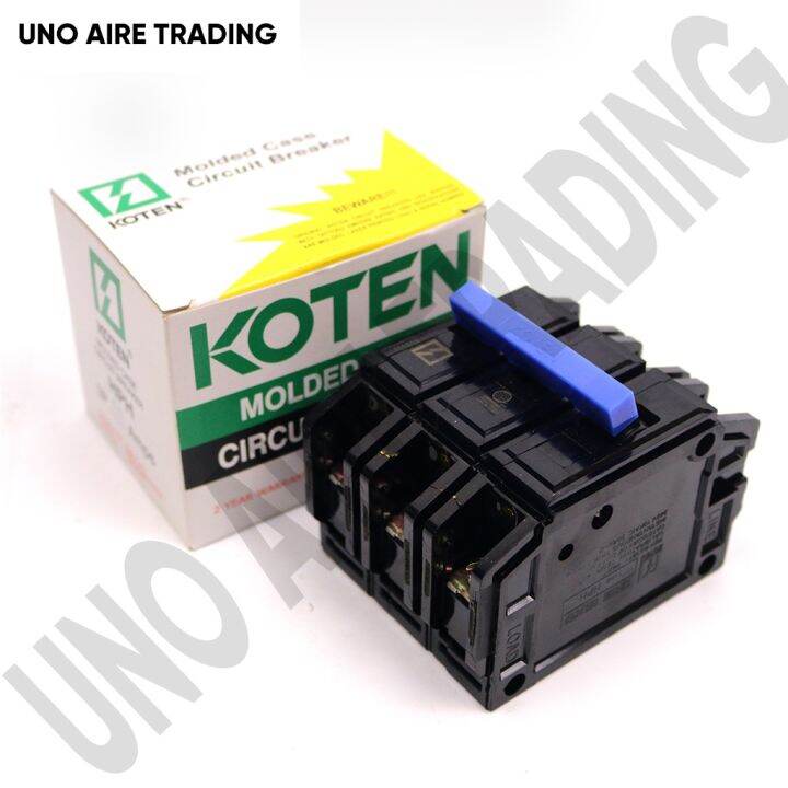 【READY STOCK】 ☸Koten Circuit Breaker Bolt On Three Phase3Pole ...