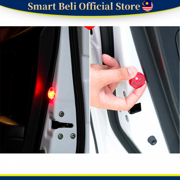 [Ready Stocks] Car Door Magnet Sensor LED Warning Induction Light Long ...