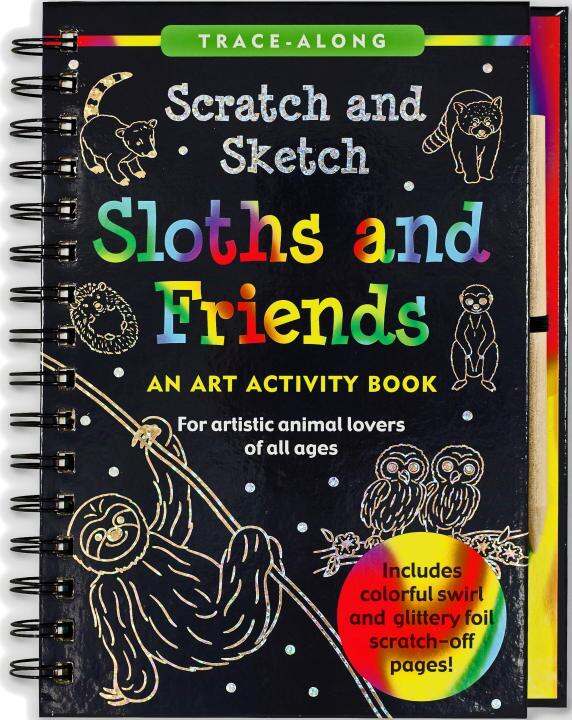 SLOTHS & FRIENDS SCRATCH & SKETCH หนังสือใหม่ English Book พร้อมส่ง ...