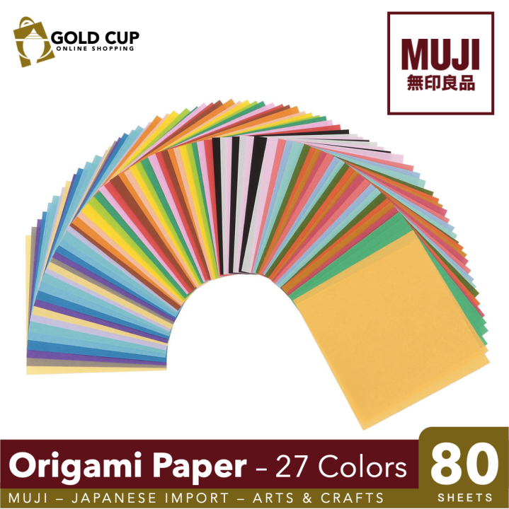 MUJI Origami Paper - 27 Colors, 80 sheets (Arts & Crafts) | Lazada PH