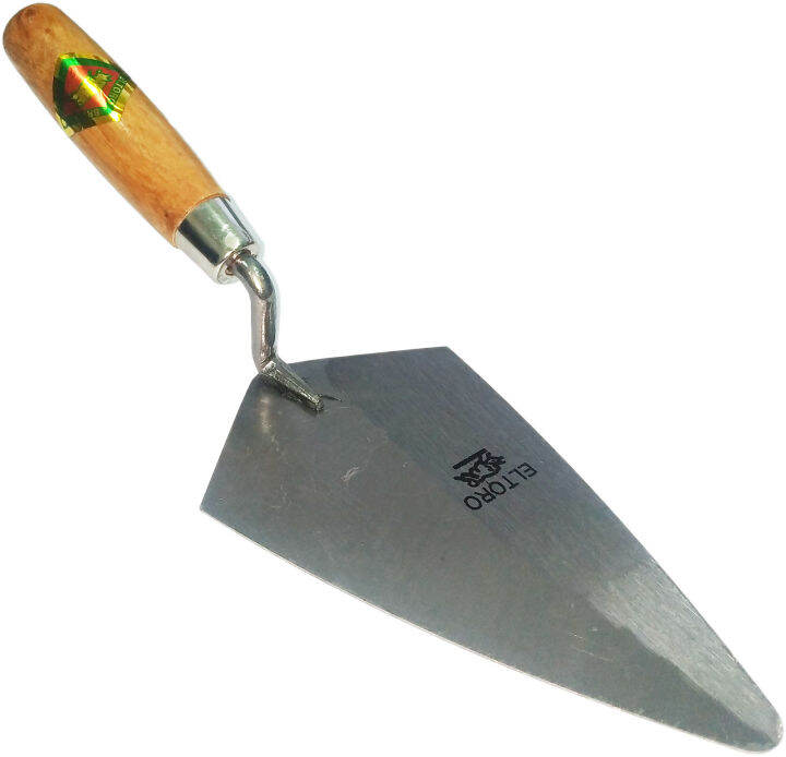 ELTORO PLASTERING TROWEL WITH WOODEN HANDLE ( SIZE 5" TO 9" ) STEEL ...