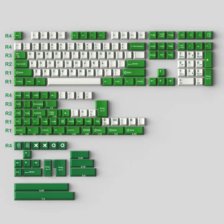 173 Keys DOUBLE SHOT Cherry Profile GMK Royal Alpha Typewriter Clone ...