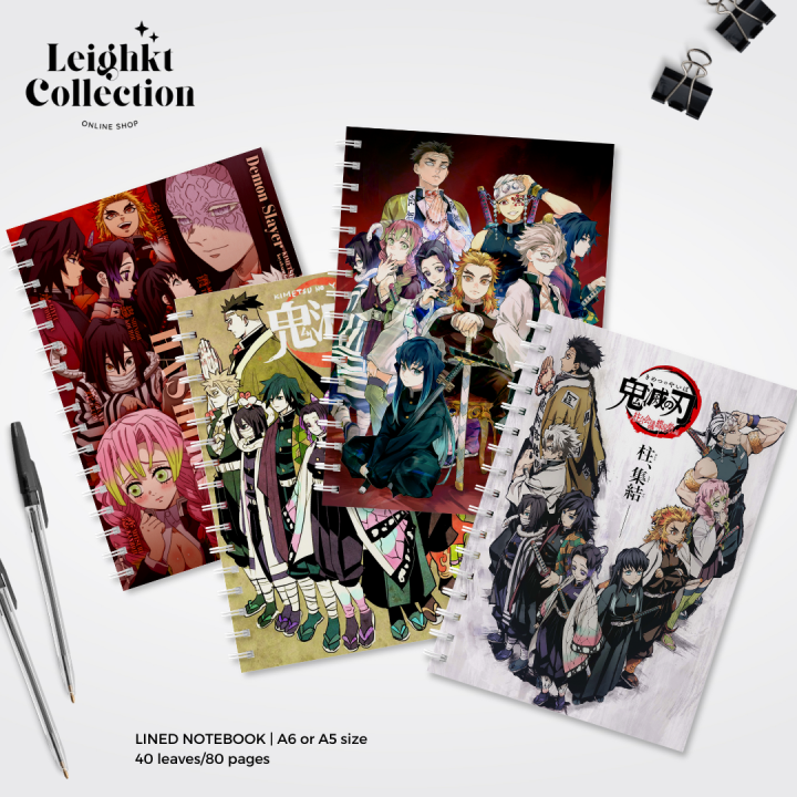 Leighkt | DEMON SLAYER | Anime Notebook (6) | Lazada PH