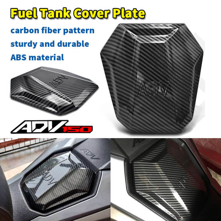 PMShop Honda ADV 150 Fuel Tank Cover Plate / Carbon Gas Tank Cover ...