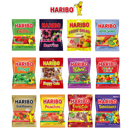 Haribo Starmix Peach Happy Grape Mango Cherry ฮาริโบ้ เยลลี่ผลไม้รวม ...