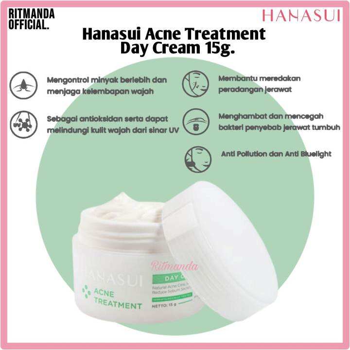 Hanasui Acne Treatment Day Cream 15gr | Lazada Indonesia