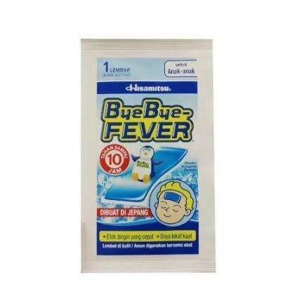 BYE BYE FEVER CHILDREN SACHET 1 LEMBAR (5CMx11CM) | Lazada Indonesia