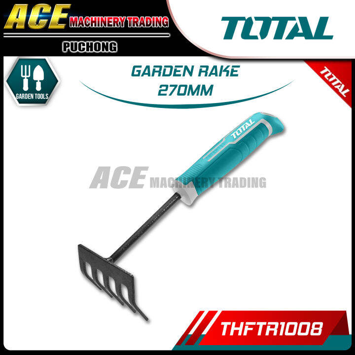 [ TOTAL ] Garden Rake 270mm - THFTR1008 | Lazada