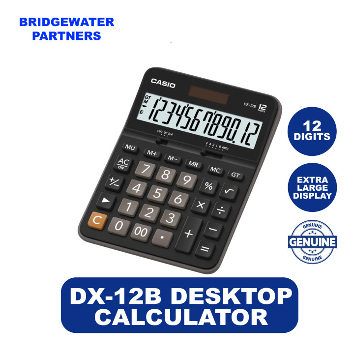 Casio DX-12B Desktop Calculator | Lazada PH
