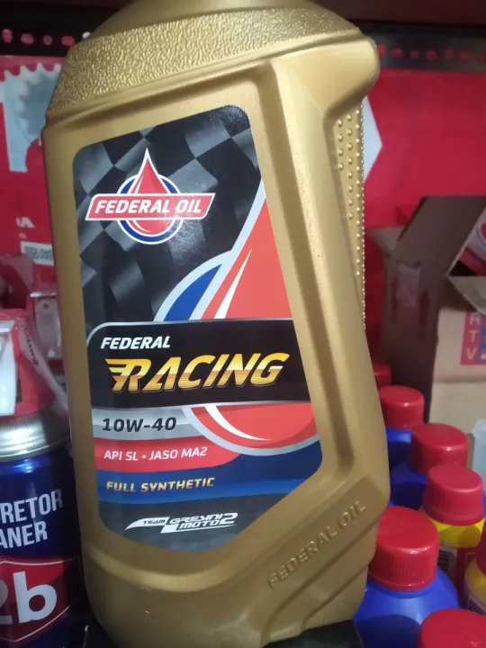 OLI FEDERAL RACING - FULL SYNTHETIC - 1L 1LITER - 10W-40 | Lazada Indonesia