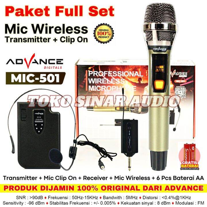 PAKET KOMPLIT FULL SET KONSER & PANGGUNG Mic Wireless Receiver ...