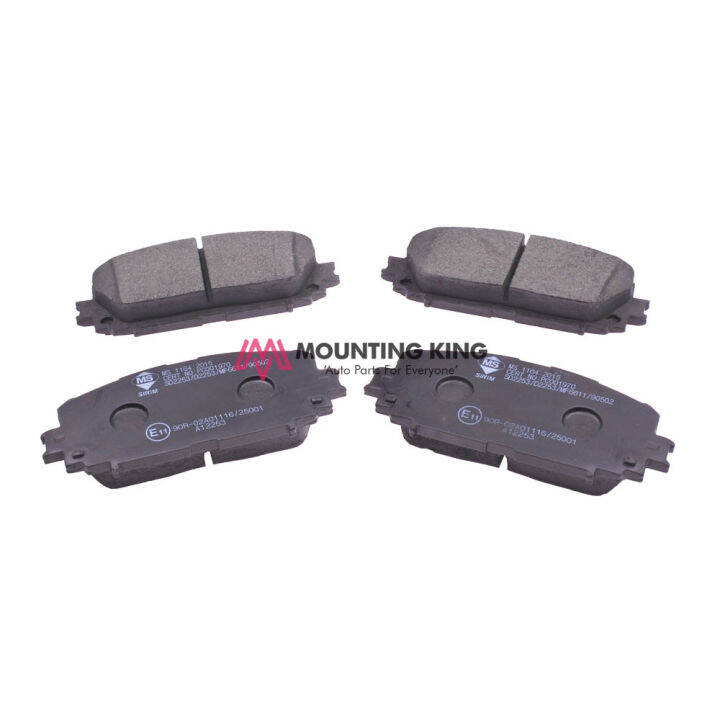 front brake pad set 100% AKEBONO toyota vios ncp93 ncp150 G spec S spec ...