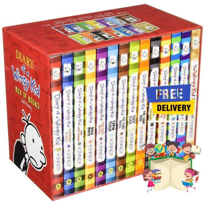 Lifestyle >>> หนังสือ Diary of a Wimpy Kid Box of Books เล่ม 1-13 ปก ...