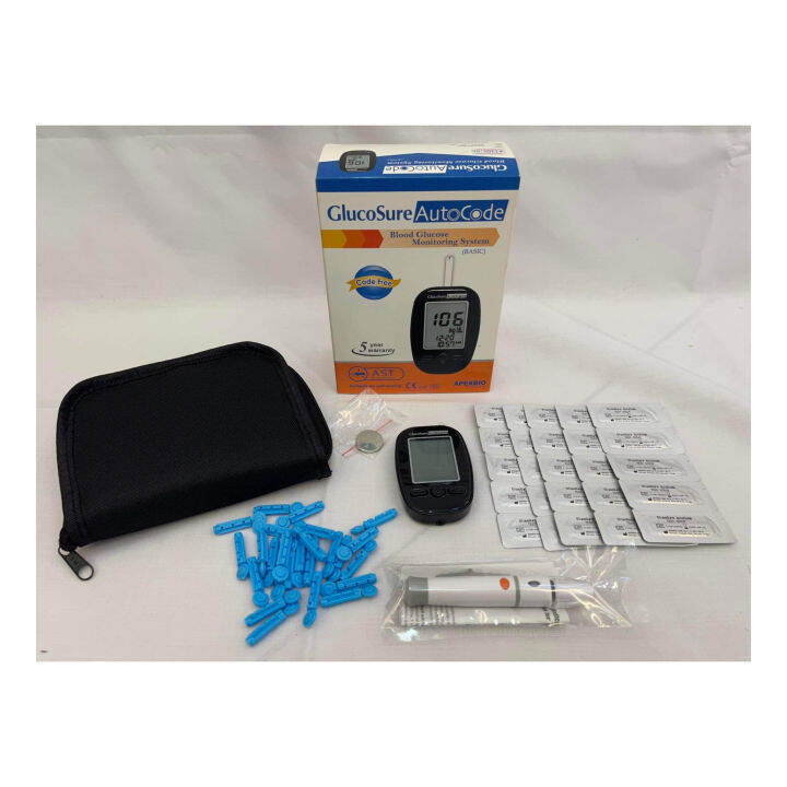 GlucoSure AutoCode Blood Glucose Monitoring System | Lazada PH