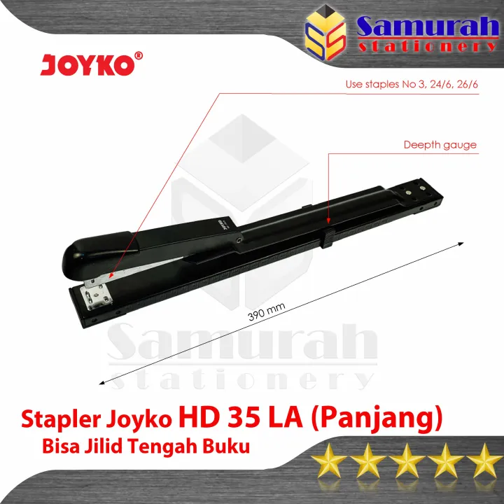 Stapler Joyko HD 35LA Panjang / Mesin Staples JIlid Tengah HD35 LA ...