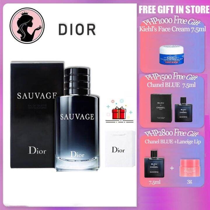 【COD】 Dior Sauvage Eau De Parfum Authentic 100ml EDP Men's perfume Long ...