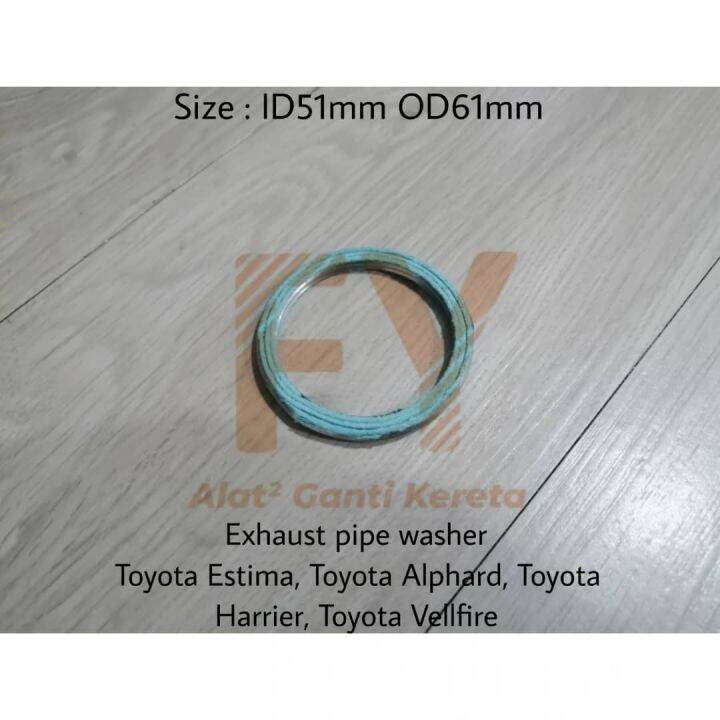 EXHAUST PIPE WASHER TOYOTA ESTIMA, TOYOTA ALPHARD, TOYOTA HARRIER ...