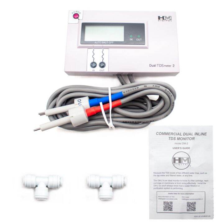 Tds Meter Inline HM Digital DM-1 Inline Dual TDS Meter - Water Quality ...